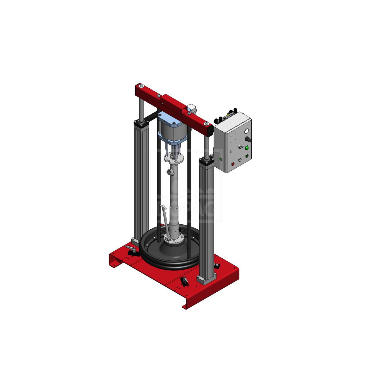 Drum and container pumps for adhesives and sealants